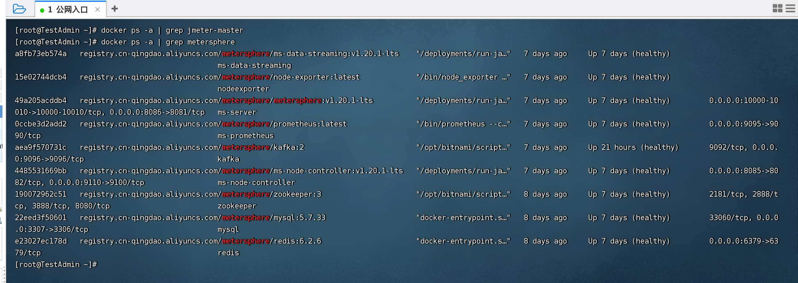 [BUG]运行性能测试的时候报错了 Image Not Found: registry.cn-qingdao.aliyuncs.com/metersphere/jmeter-master:5. ...