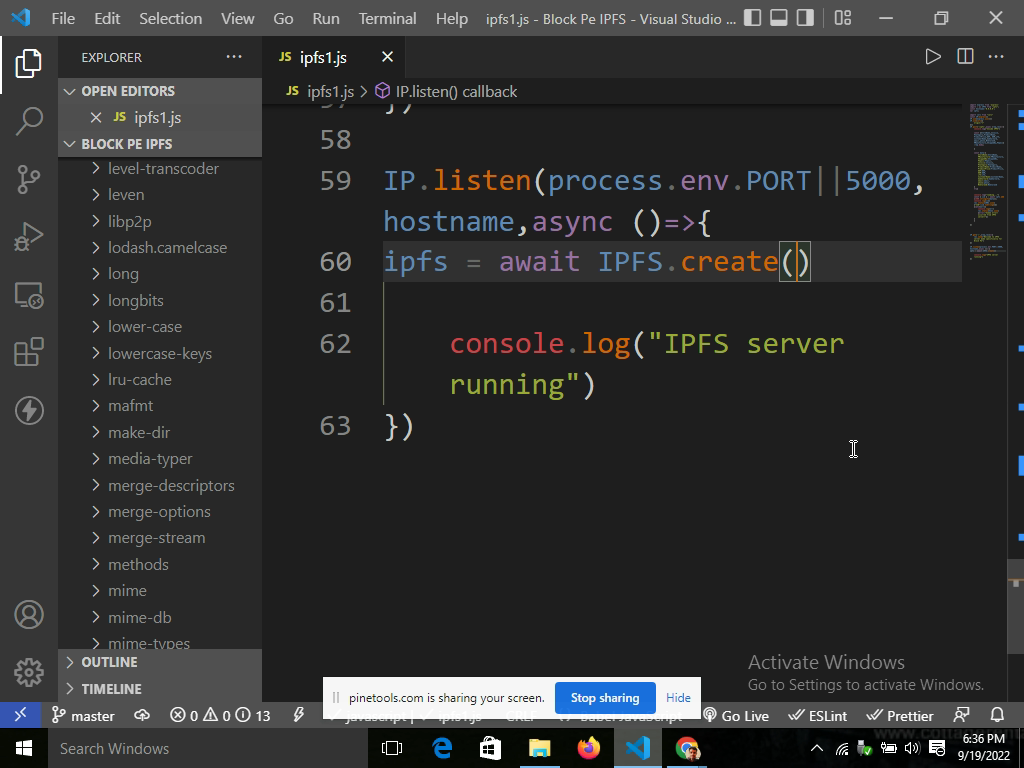 Invalid Ip Address While Running Ipfscreate Command In Nodejs File · Issue 4213 · Ipfsjs 