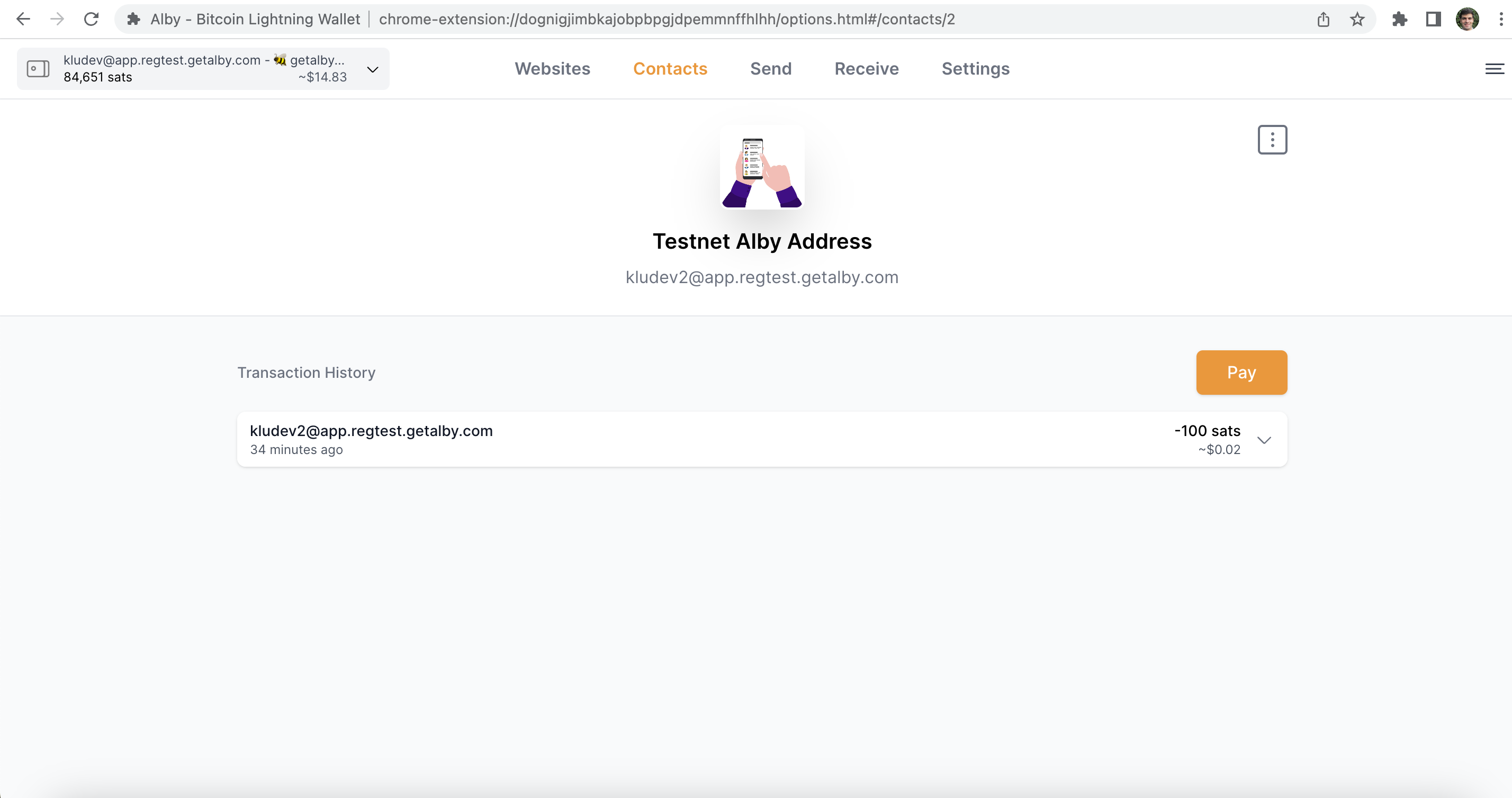 [Epic] Contacts list · Issue #1965 · getAlby/lightning-browser ...