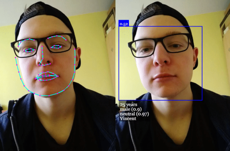 Help combining Age / Gender / Mood / Face Detection through webcam ...