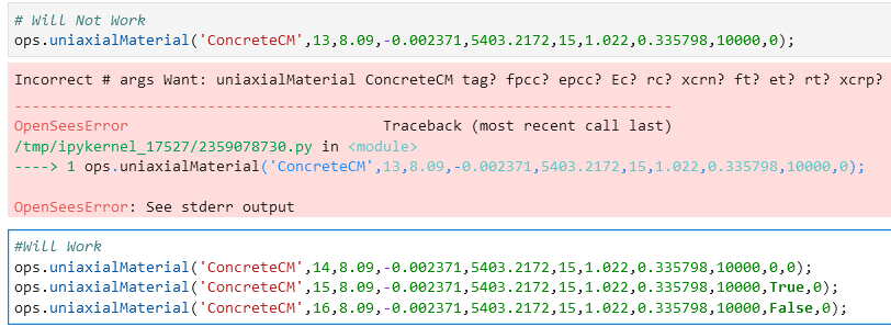 ConcreteCM Documentation · Issue #245 · zhuminjie/OpenSeesPyDoc · GitHub