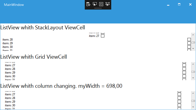 [Bug] WPF: ViewCell content width does incorrect update · Issue #9029 · xamarin/Xamarin.Forms ...