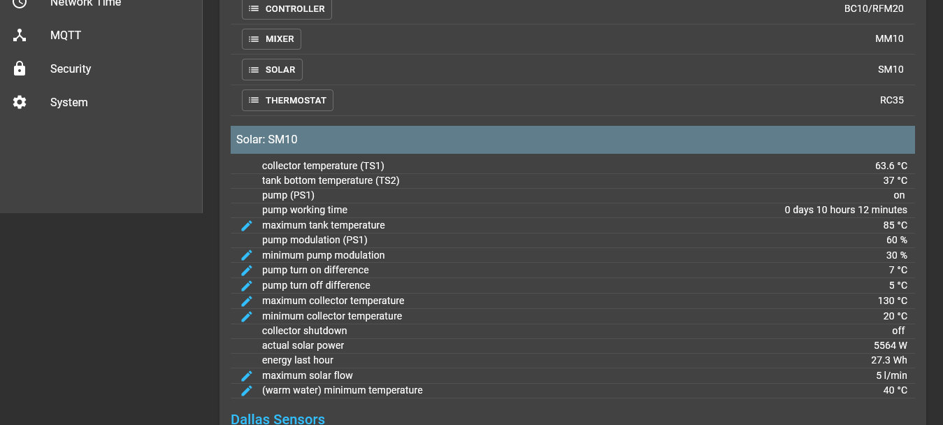 Missing Data from Solar Module · Issue #51 · emsesp/EMS-ESP32 · GitHub