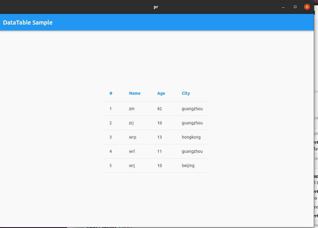 Add Datatable Sample By Zhoumin79 · Pull Request 81 · Tensegriticsclojuredart · Github 