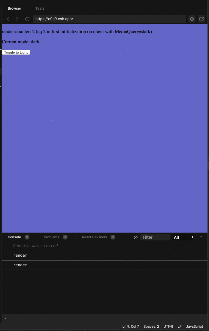 useColorMode hook render component 2 times · Issue #887 · system-ui/theme-ui · GitHub