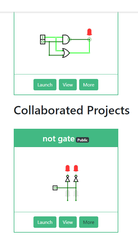 in Collaborated Projects Section when Clicked on Project more Button it show's Error 404 · Issue ...