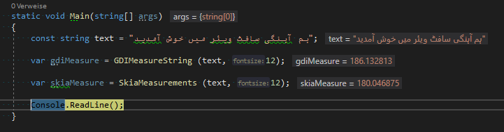 [BUG] wrong Width value while measuring Arabic Text · Issue #1102 · mono/SkiaSharp · GitHub