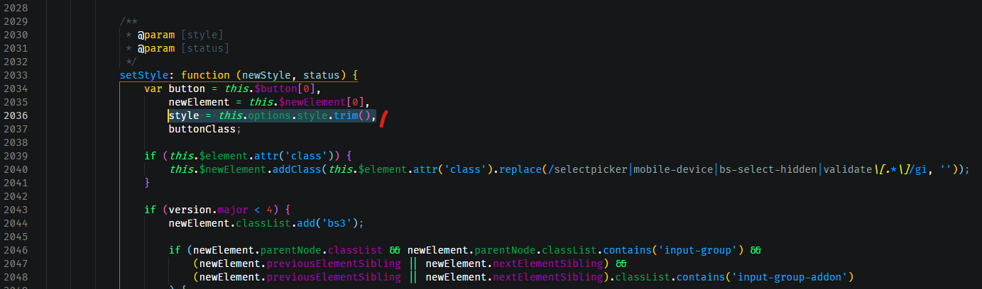 setStyle: style.trim() = undefined error · Issue #2647 ...