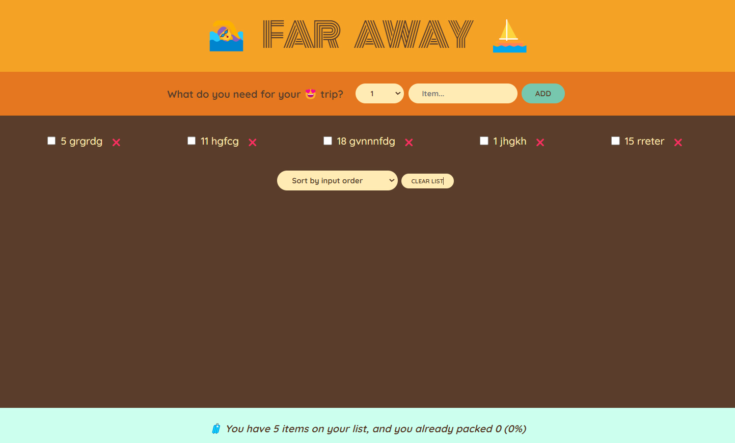 GitHub - cnon06/react-travel-list: There is a small application in this repository where you can ...