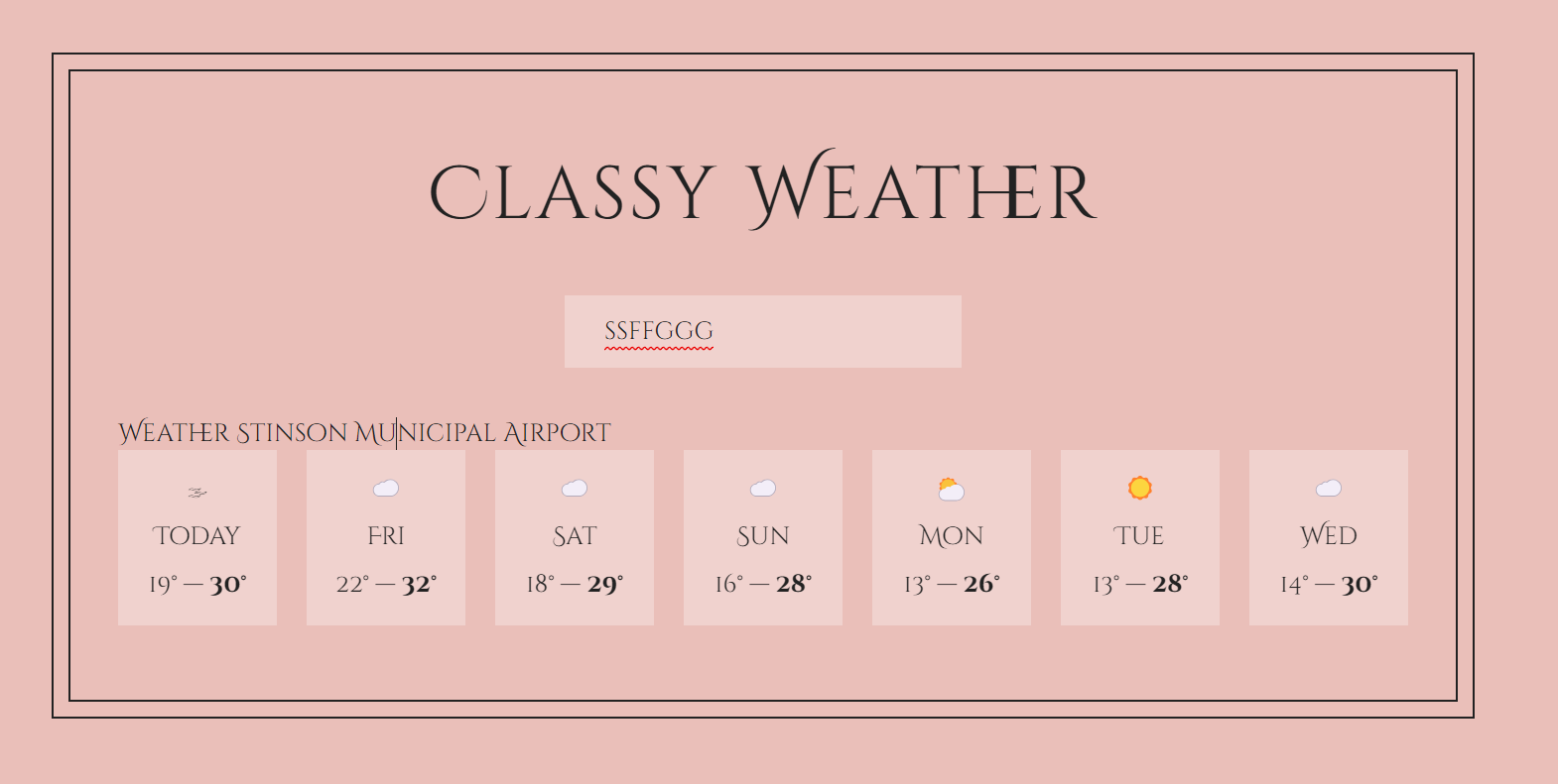 GitHub - cnon06/react-classy-weather: https://www.youtube.com/watch?v=uLKL8CccaII