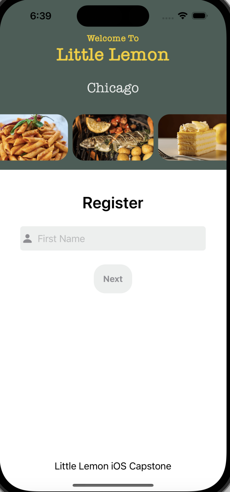 GitHub - tpreskenis/littleLemon: The Capstone Project For Meta's iOS Course