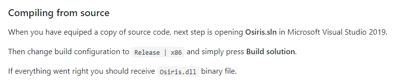 Can you add compiled dll ? · Issue #1182 · danielkrupinski/Osiris · GitHub