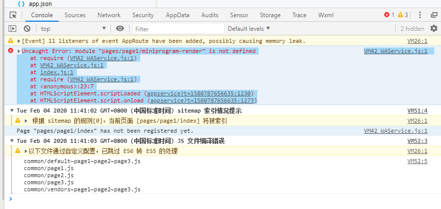 pages/page1/miniprogram-render" is not defined · Issue #78 · Tencent/kbone · GitHub