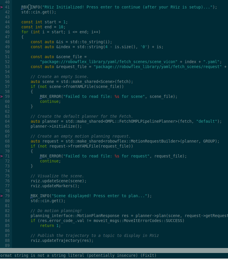 [WARNING] RBX calls throw warning "format string is not a string literal (potentially insecure ...