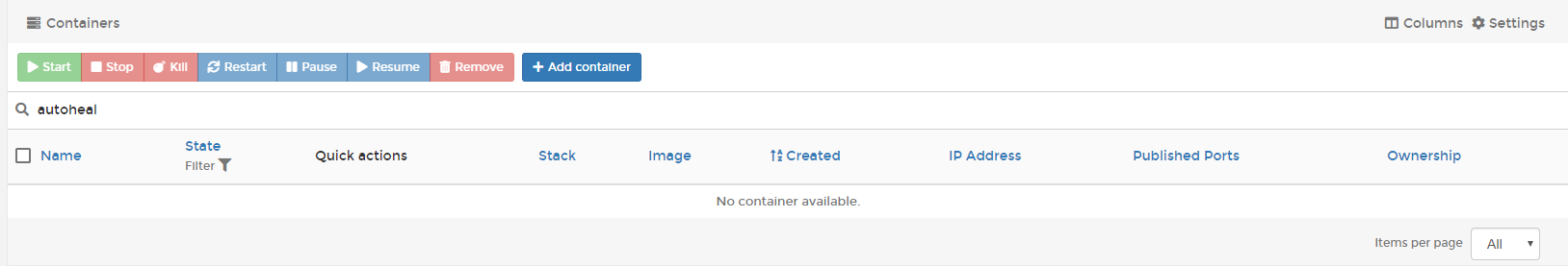 Healthy Containers not showing in the list · Issue #3614 · portainer ...