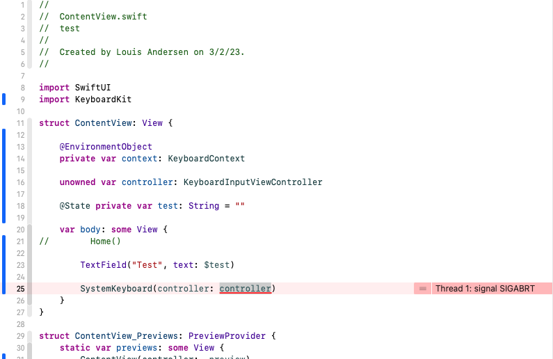 KeyboardKit crashed when using AutoCompleteToolBar · Issue #531 · KeyboardKit/KeyboardKit · GitHub