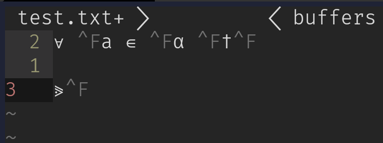 Latex-to-Unicode on non-code filetypes inserts an extraneous control ...