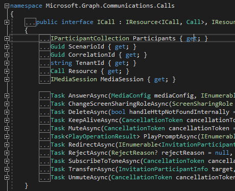 Method recordAsync missing in Microsoft.Graph.Communications.Calls v1.2.0.1 (not beta) · Issue ...