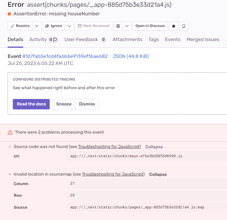 Almost every issue has message "Source code was not found" · Issue #53716 · getsentry/sentry ...