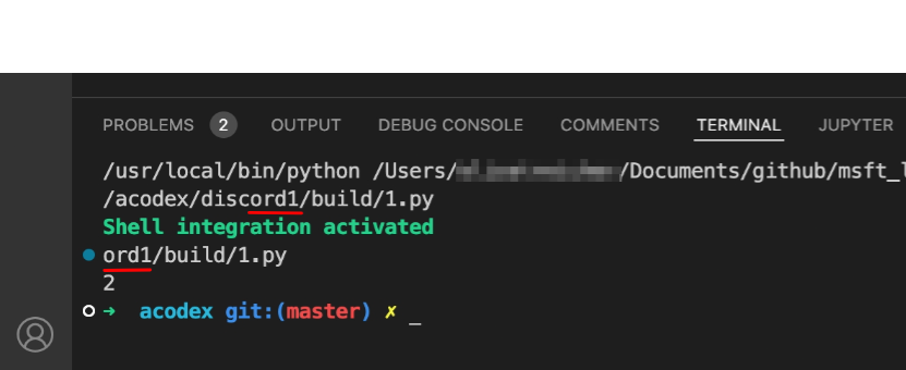 Wrong folder name displayed in terminal · Issue #144394 · microsoft ...