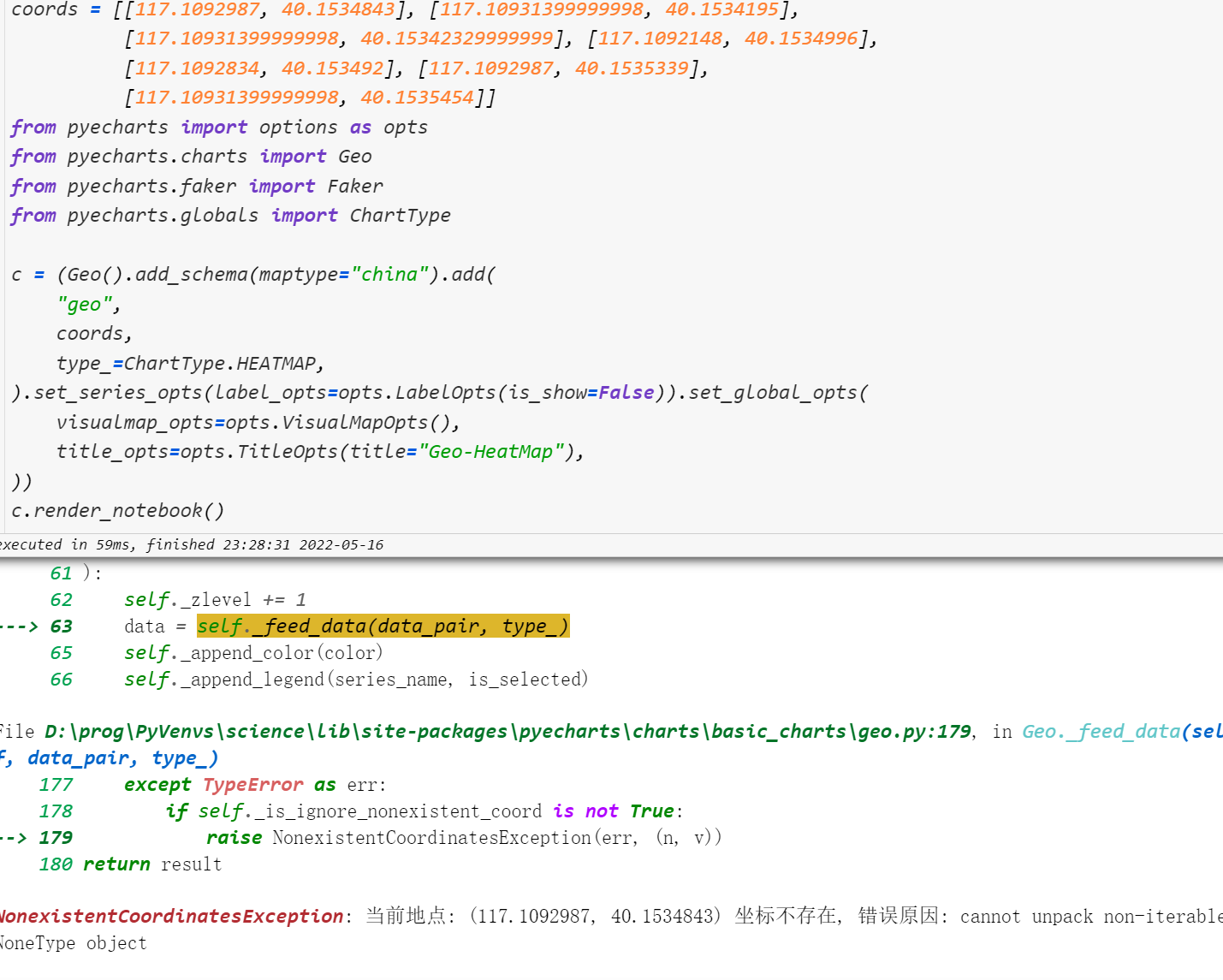 地图绘制散点必须传入地名的问题 · Issue #2019 · pyecharts/pyecharts · GitHub