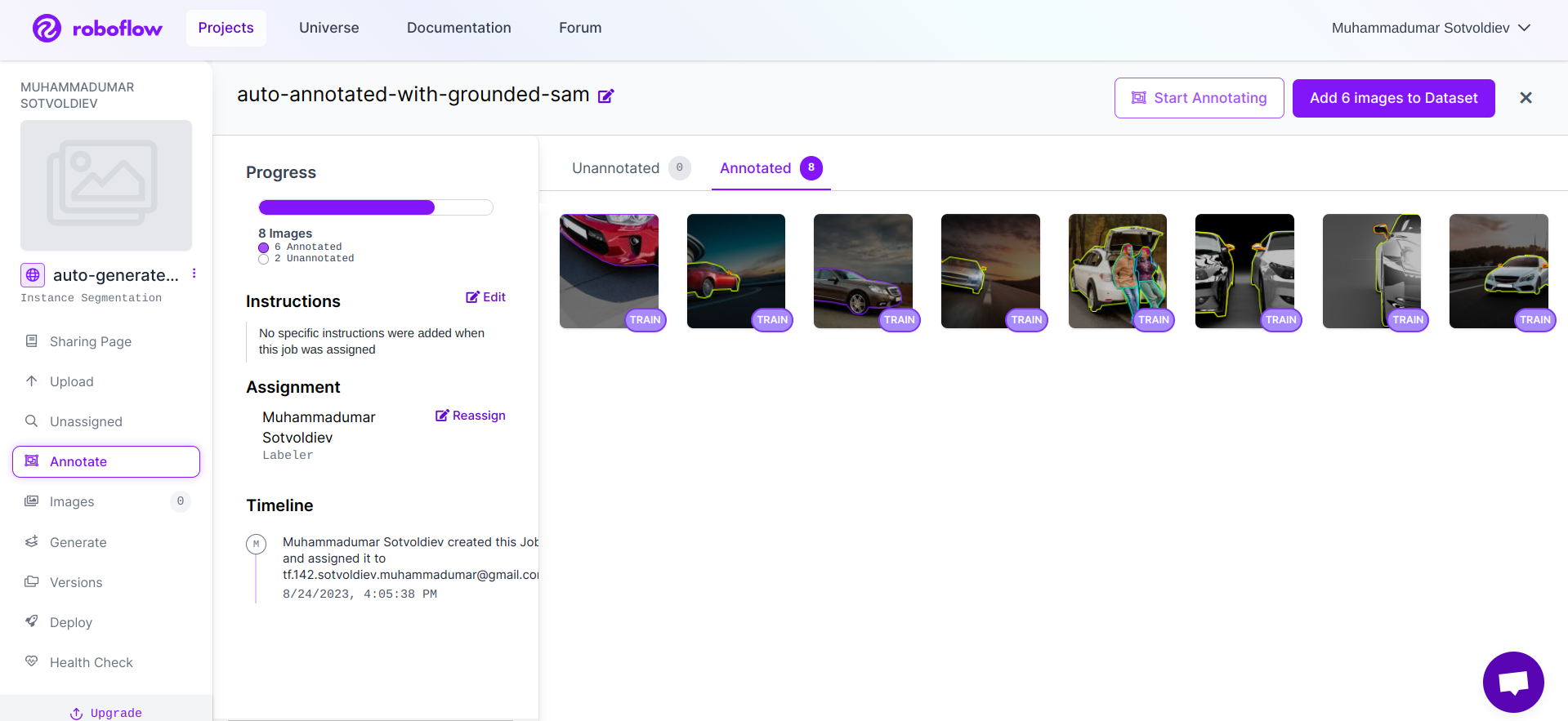 Images anotated, but app does not show it (bug) · Issue #171 · roboflow/roboflow-python · GitHub