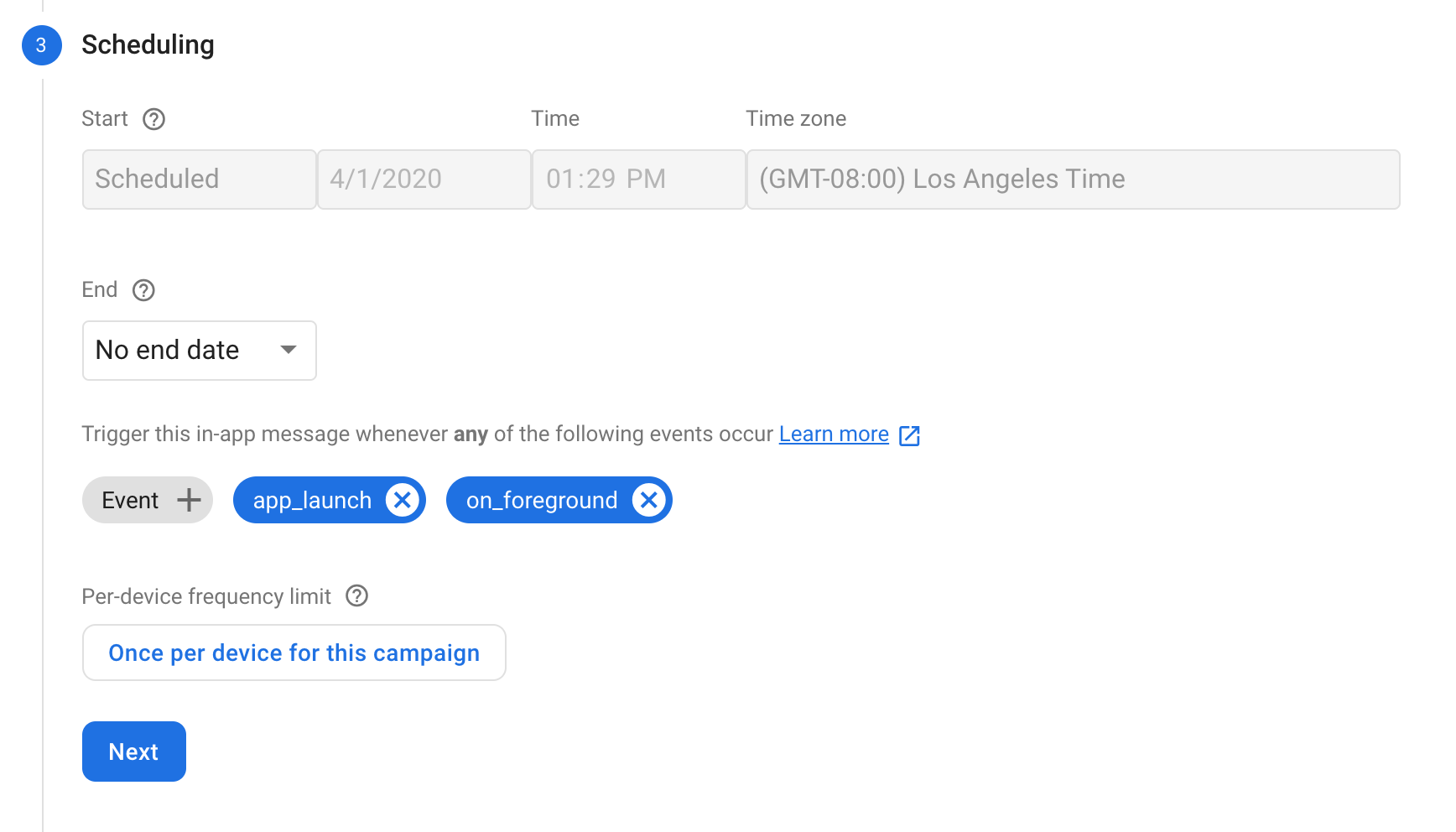 157241436: [Firebase/InAppMessaging] Unable to receive in-app message on app launch · Issue ...