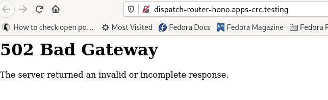 Can not Connect Hono service inside OpenShift - CodeReady Container · Issue #2371 · eclipse-hono ...