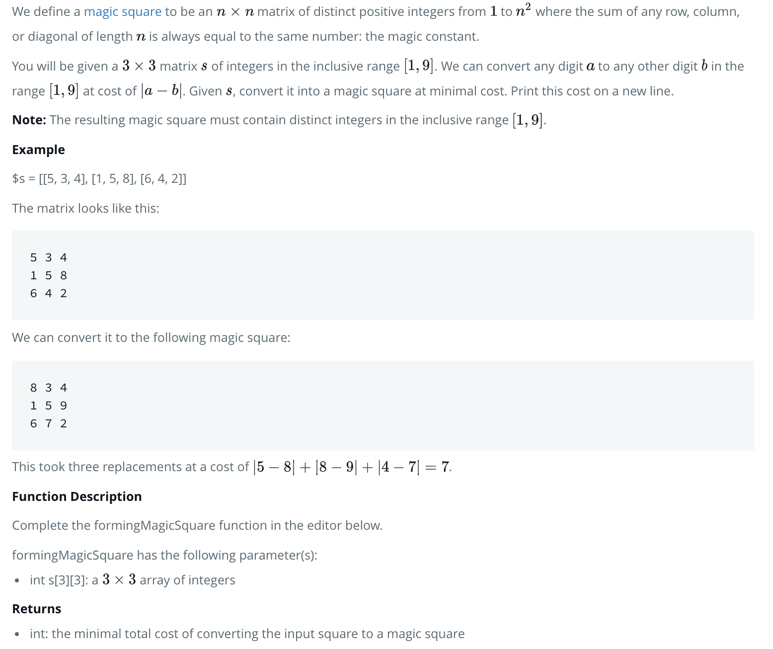Github Gregomasperoforming A Magic Square Challengesmagic Square