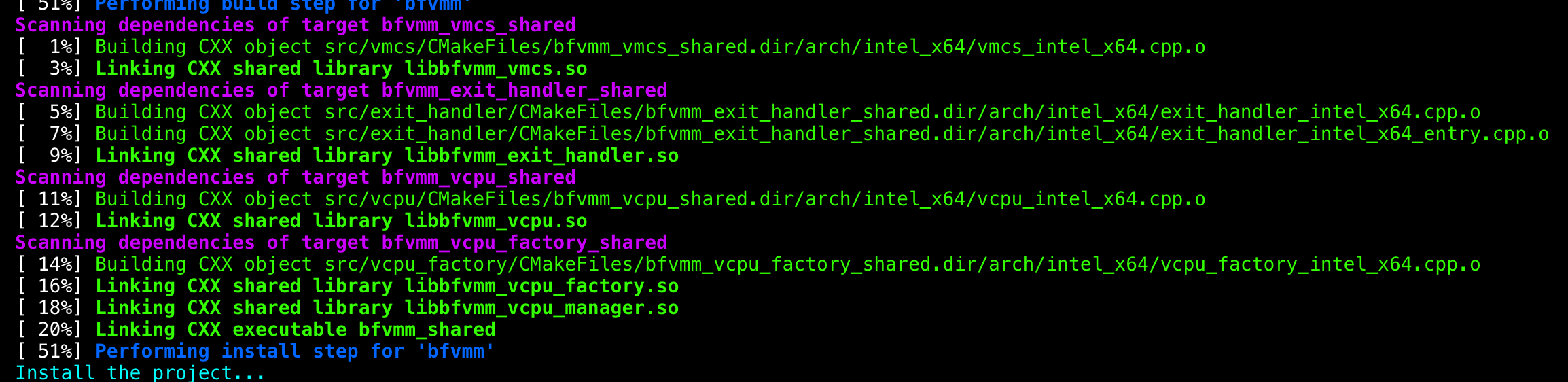 [BUILD]: Double / Infinite Compile · Issue #553 · Bareflank/hypervisor · GitHub