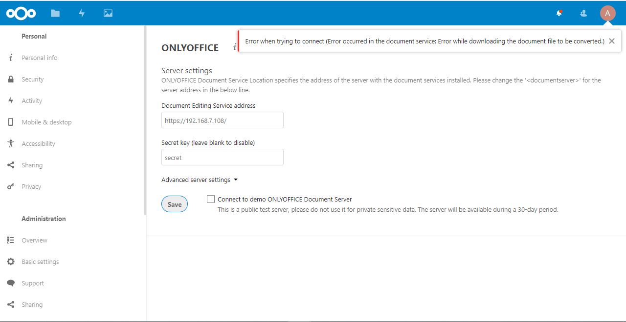 Nextcloud ONLYOFFICE Integration · Issue #250 · ONLYOFFICE/onlyoffice-nextcloud · GitHub