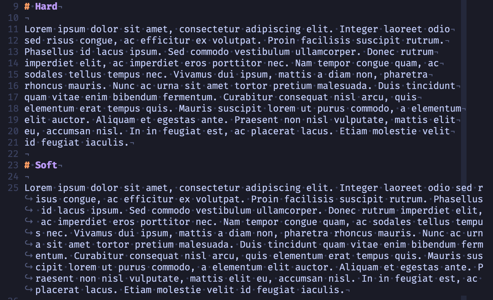 Option to display wrapped lines indicator · Issue #5341 · zed-industries/zed · GitHub