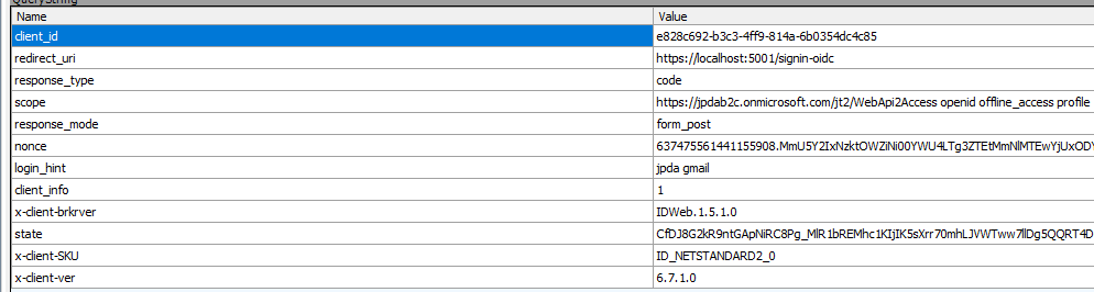 EnableTokenAcquisitionToCallDownstreamApi throws exception AADB2C90146 ...
