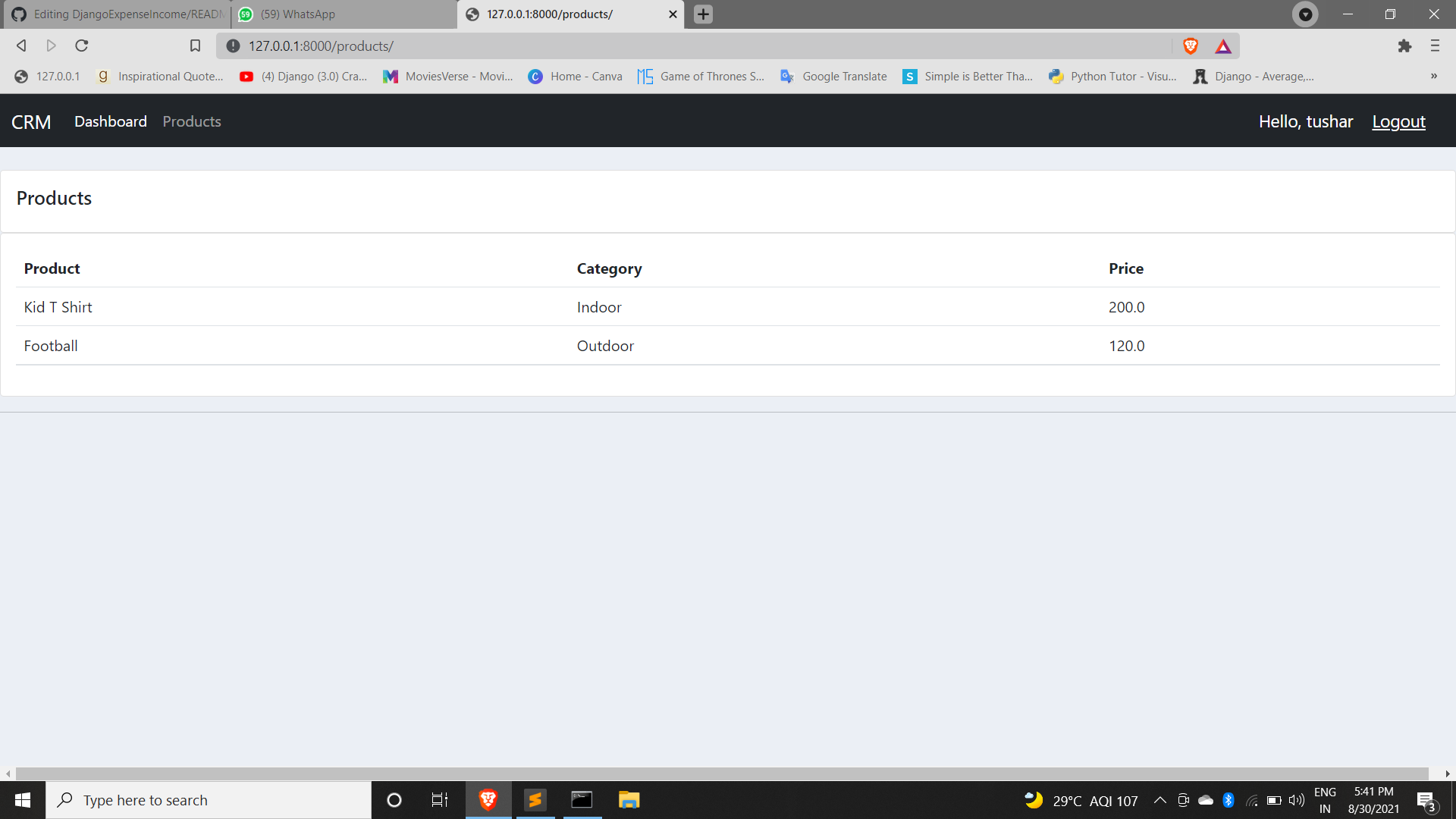 GitHub - tushar-rupani/CRMProduct: A Beginner CRM project, to manage ...