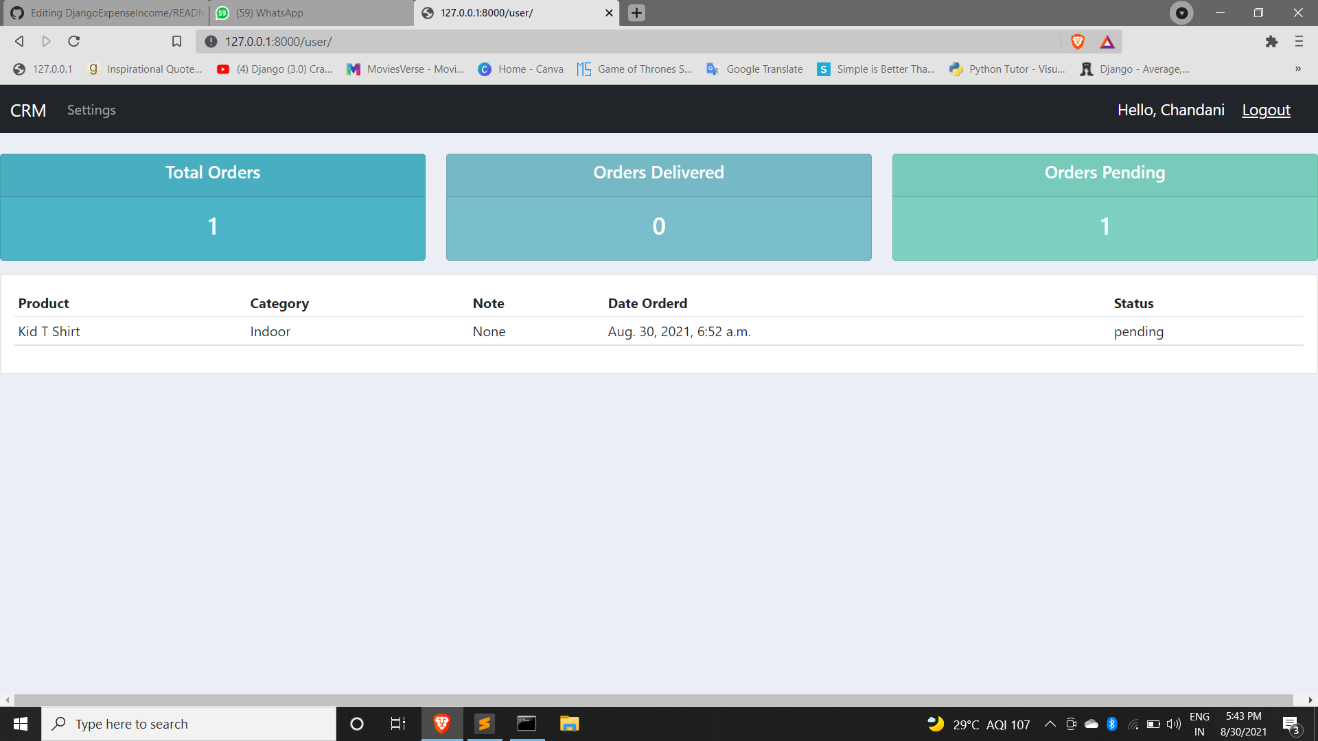 GitHub - tushar-rupani/CRMProduct: A Beginner CRM project, to manage the information of ...