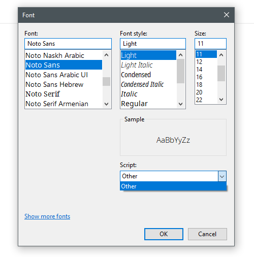 Noto Sans and Noto Serif not showing character sets, only "Other" · Issue #359 · notofonts/latin ...