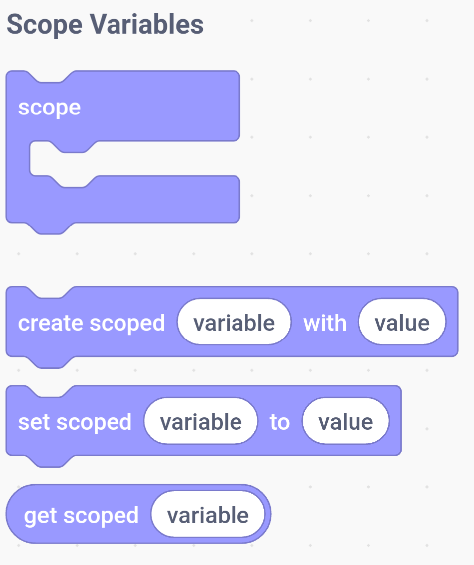 add scoped variable extension by SimonShiki · Pull Request #1026 · TurboWarp/extensions · GitHub