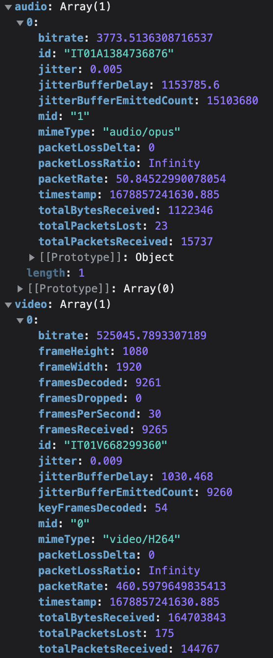 [Viewer] Safari: Streaming Information stats are blank · Issue #157 ...