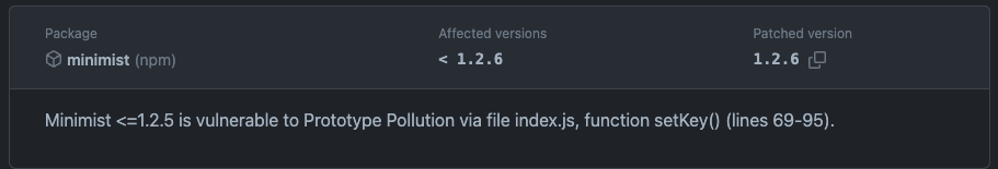package 버전에 의한 보안 문제 · Issue #63 · innovationacademy-kr/42dashboard · GitHub