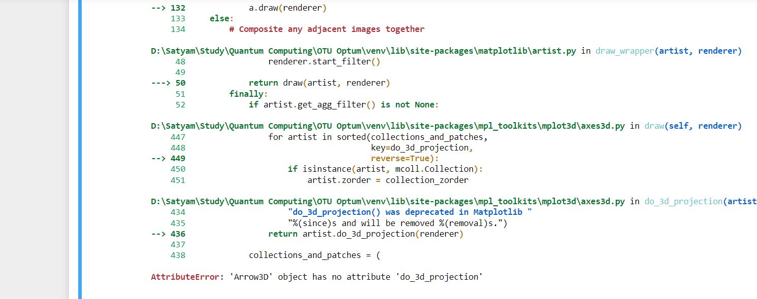 Getting Error Attributeerror Arrow3d Object Has No Attribute Do3dprojection · Issue 