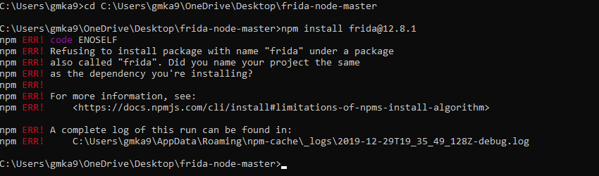 Frida Coreh No Such File Or Directory · Issue 1138 · Fridafrida · Github
