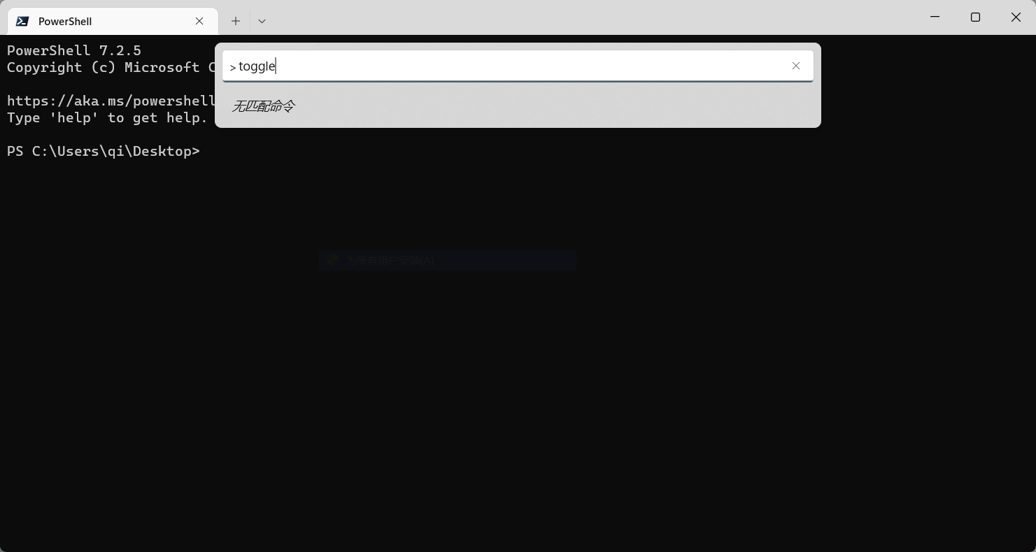 command palette should support both setting language and English search ...