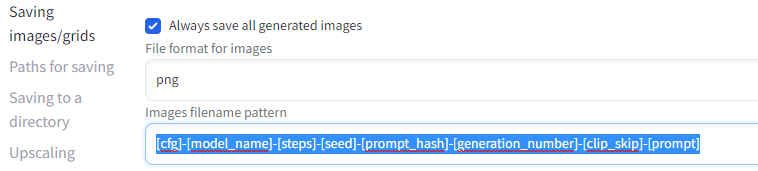 [Bug]: Custom Images Filename does not support all the fields mentioned in the docs · Issue ...