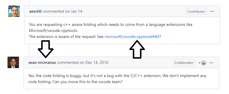 Code folding for #ifdef's · Issue #84977 · microsoft/vscode · GitHub