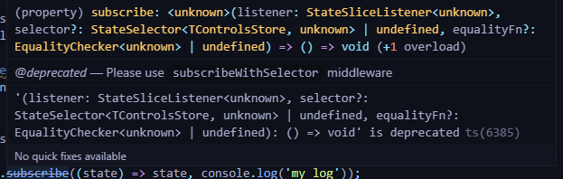 [Bug] New subscribe documentation doesn't work · Issue #642 · pmndrs/zustand · GitHub