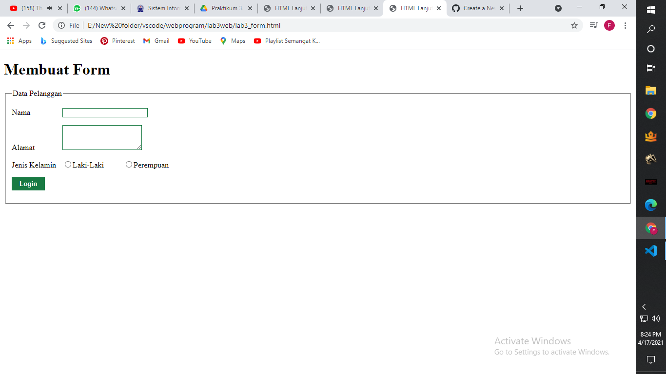 GitHub - fikriarda/Lab3Web: Tugas 3 membuat order list, unorder list ...