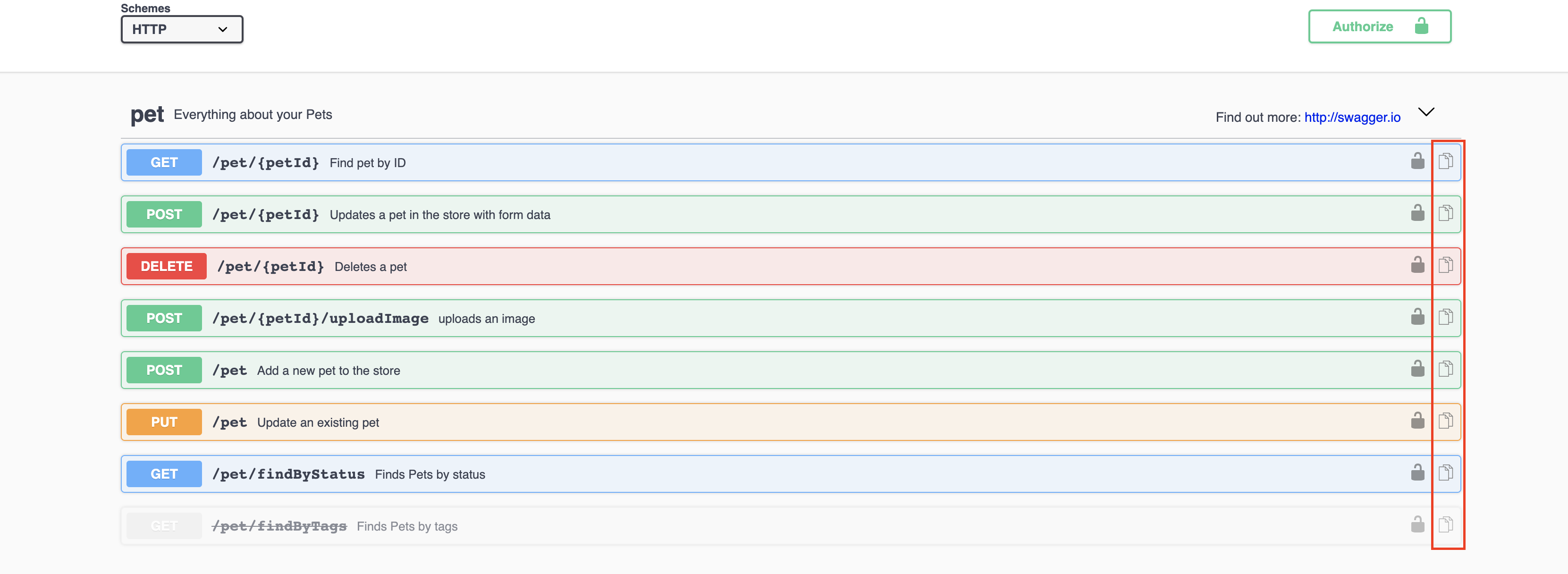 I need a copy-to-clipboard icon next to each swagger route · Issue ...
