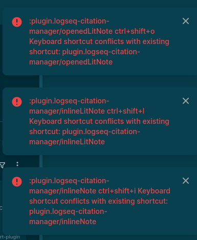keyboard shortcut conflicts with... itself? · Issue #6838 · logseq/logseq · GitHub