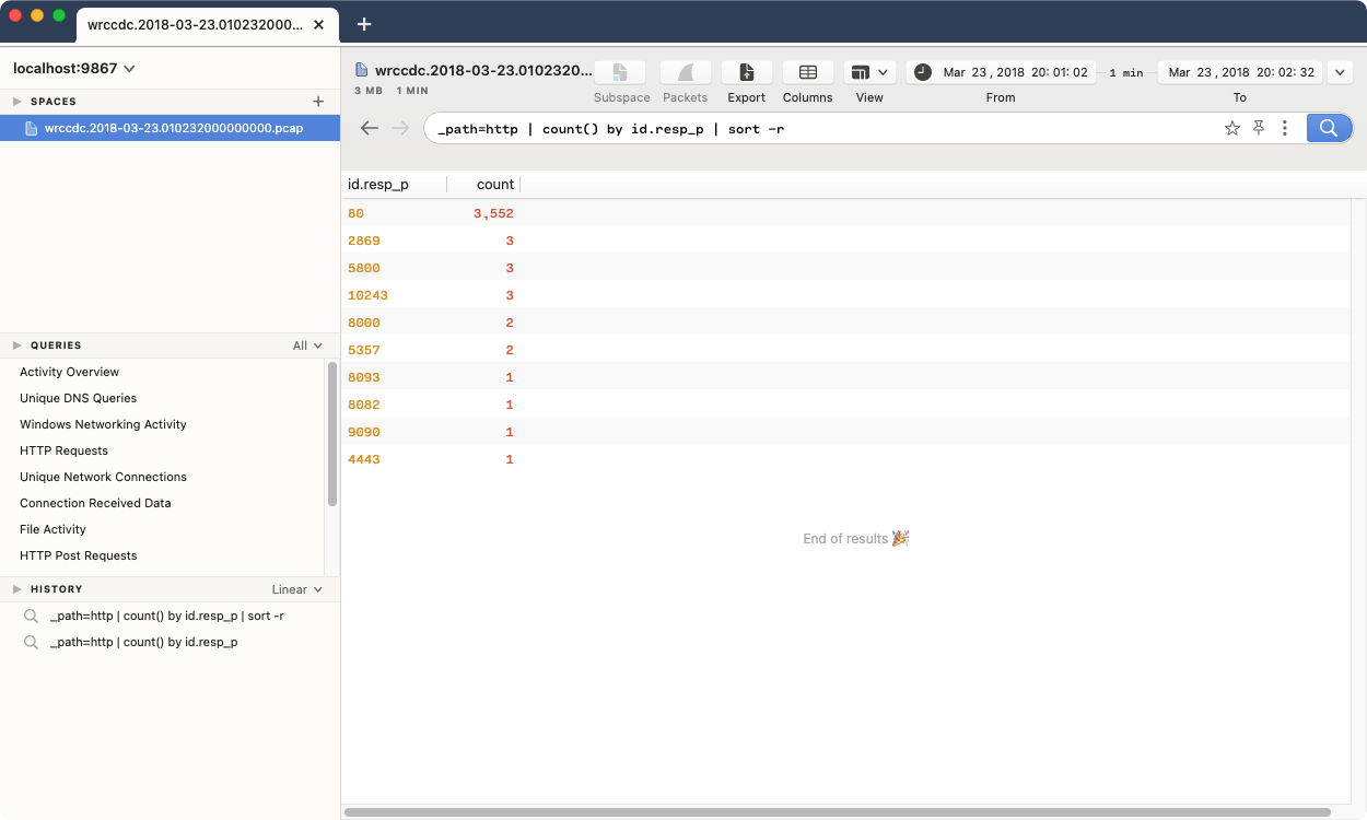 Non-standard ports cannot be recognized as http · Issue #1407 · brimdata/zui · GitHub
