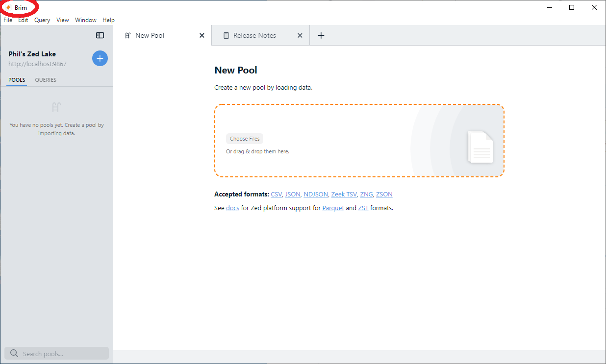 Brim Still Shows Up In Window Titles · Issue 2523 · Brimdata Zui · Github